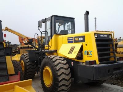 China Used Komatsu WA380 Wheel Loader 16T weight S6D108 engine with Original Paint for sale