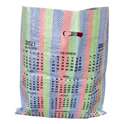 Cina pp woven special colored bags for shopping in vendita