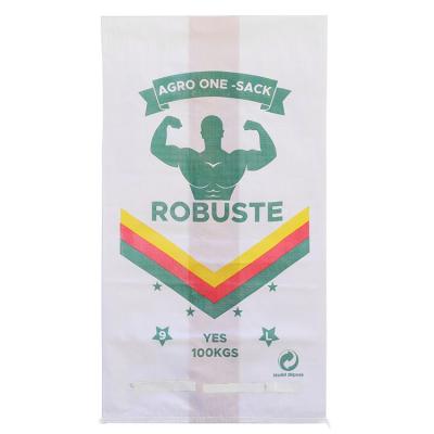 Cina pp 100kg 100 25 50 kg cement flour sugar rice plastic woven sack bag in vendita