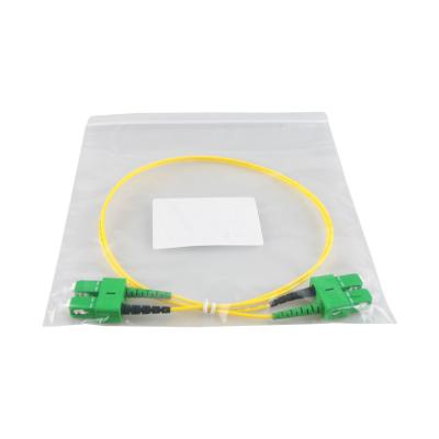 China SC/APC-SC/APC, mit Duplexclipn, LSZH, 2.0mm, Duplex, G.657A2, 0,5 Meter Innenverbindungskabel zu verkaufen