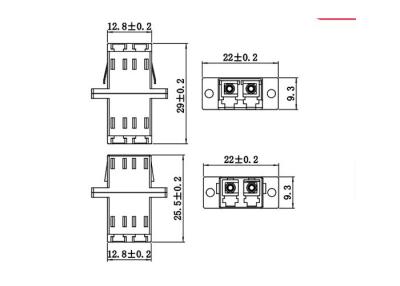 Cina MP duplex UPC che lucida l'adattatore a fibra ottica di LC in vendita