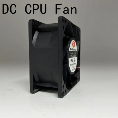 中国 プラスチック製 PBT DC パソコン扇風機 0.2A 60x60x10mm CPU 冷却扇風機 販売のため