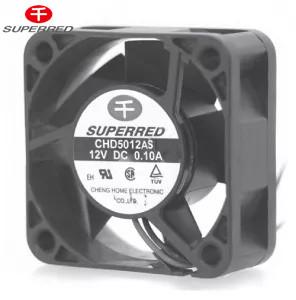 Cina 50x50x20 Ventilatore di raffreddamento a corrente continua Colore nero per camino elettrico / forno / raffreddatore a parete in vendita