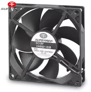 Cina Ventilatore di raffreddamento a corrente continua nero 92x92x20 1700-3600 RPM Per frigorifero in vendita