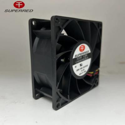 Cina Ventilatore per computer ad alte prestazioni a 12 V a corrente continua con colore nero e connettore a 3 pin in vendita
