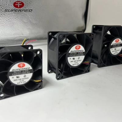 中国 効率的なDC冷却扇 80 X 80 X 25mm AWG26リードワイヤ 販売のため