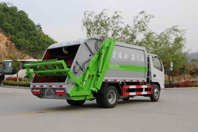 중국 운전형 LHD RHD 4X2 6/8cbm 밀집 압축 쓰레기통 판매용