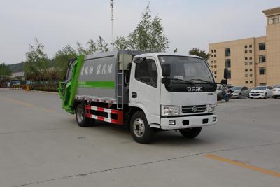 중국 운전형 LHD RHD 4X2 6/8cbm 밀집 압축 쓰레기통 판매용