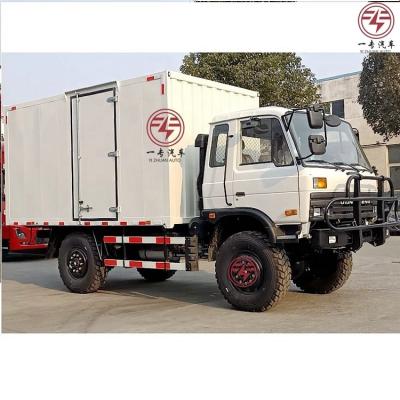 Κίνα Το φορτηγό με κουτί ελαφριάς φορτίας Dongfeng 4x4 με πύλη ανύψωσης και τανκ με κύβους ψεκασμού νερού προς πώληση