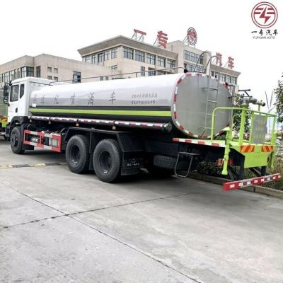 Κίνα Dongfeng 290HP 6X4 10 τροχούς 20 κυβικά μέτρα δεξαμενή νερού νερό ψεκαστήρα δεξαμενή φορτηγά προς πώληση