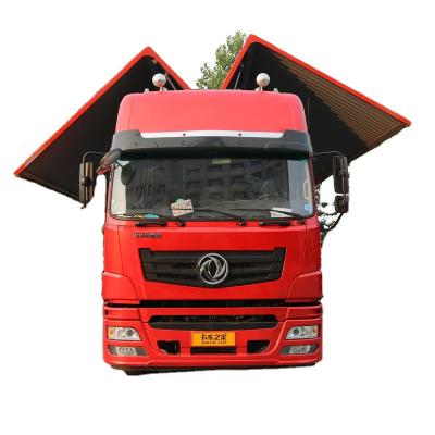 중국 둥펜 4x2 날개 팽창 가벼운 트럭 300-400L 연료 탱크 용량 4x4 트럭 판매용
