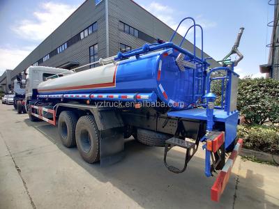 Κίνα Ντόνγκφενγκ 6Χ4 13CBM Υδρομεταφορές Τανκέρ φορτηγό Yuchai 270HP Eruo 5 κινητήρα ντίζελ 13m3 Καροτσάκι πότισης προς πώληση