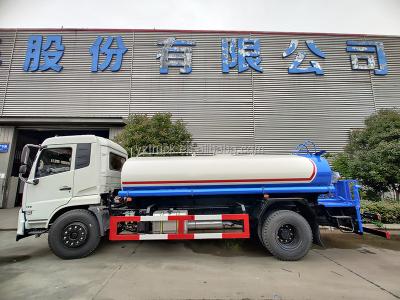 Κίνα 4L δυναμικότητα κινητήρα Dongfeng 4X2 Lhd 9.1CBM Υδάτινη μεταφορά Τανκάρ φορτηγό Euro 5 180HP Ντίζελ ποτιστικό καρότσι προς πώληση