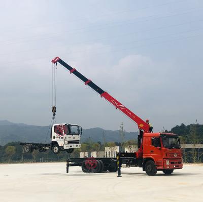중국 8000KG 무게 동펜 수압 팔 붐 크레인 트럭 탑재 로더 트럭 크레인 판매용