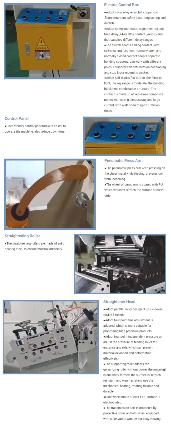2-in-1 Uncoiler and Straightener operational view in manufacturing environment