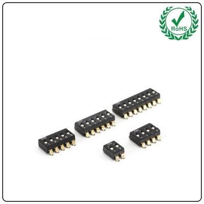 China SPST 2.54mm SMD-Waterdicht Elektronisch PIANOtype van de Onderdompelingsschakelaar Te koop