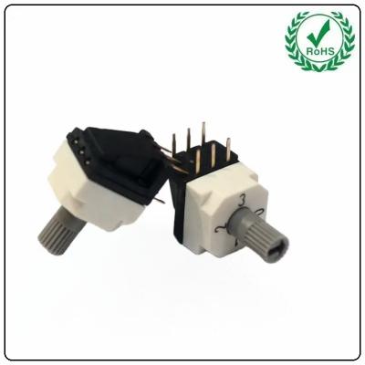China Het coderen 10x10mm 3x3 Terminal 6 8 plaatst Roterende Schakelaar met Hoge Knop 6mm Te koop