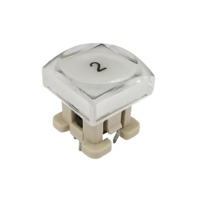 Cina Commutatore di pulsante retroilluminato della IMMERSIONE momentanea IP40 30mA 30VDC in vendita