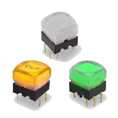 Cina commutatore di tatto di 12x12x14.6 50mA 28VDC LED per modello in vendita