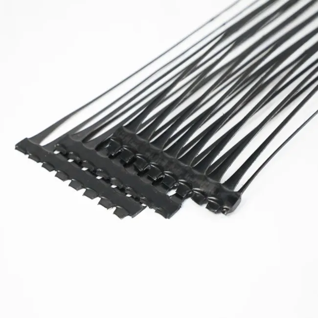 PP PE High Strength Plastic Uniaxial Geogrid for Retaining Wall From China