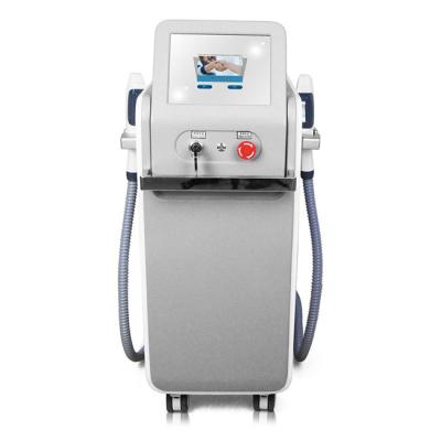 China Máquina vertical del retiro del pelo del OPT 10HZ DPL de la manija doble SHR IPL en venta