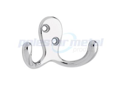 Chine Crochets de robe longue de double de chrome polis par matériel contemporain de porte pour des salles de bains à vendre