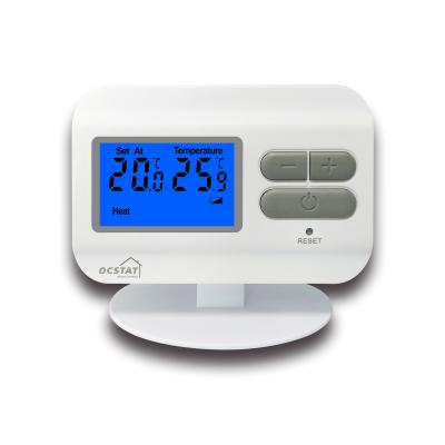 Chine Éclairez le thermostat à contre-jour non programmable pour le chauffage sans fil/le refroidissement à vendre
