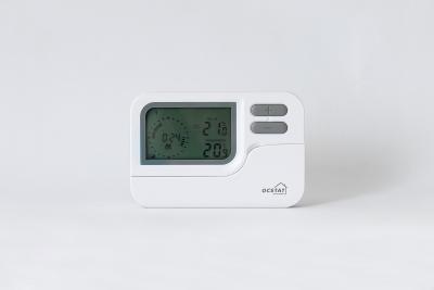 China Programmable Heat Pump RF  Thermostat  5 - 2 Day Programmable Thermostat RF868MHZ radio frequency wireless RF thermostat for sale