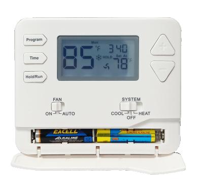 China Termostato de habitación no programable blanco programable para un control de temperatura cómodo y eficiencia energética en venta