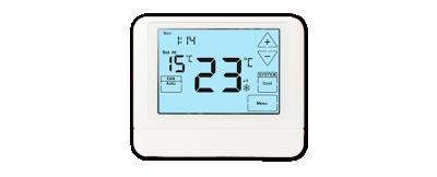 China High Accuracy Digital HVAC Thermostat with Flame Retardance ABS and Display Accuracy ±1℉ for sale