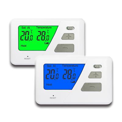Chine Le chauffage par le sol partie le thermostat de pièce d'affichage à cristaux liquides Digital pour la chaudière, utilisation facile à vendre
