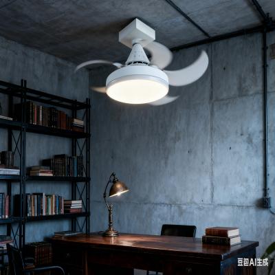 China LED Ceiling Fan Light with 3000LM Lumen Flux 50000 hrs Life Span and 3 Wind Speeds for Bedroom Living Room Kitchen for sale