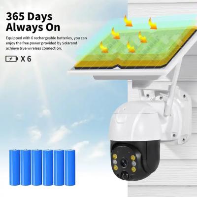 中国 SD Card Solar Powered PTZ Camera , Outdoor 4G Security Camera With Solar Panel 販売のため