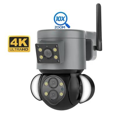 中国 4Mp 10X Optical Zoom PTZ Floodlight Camera Weatherproof IP65 Waterproof 販売のため