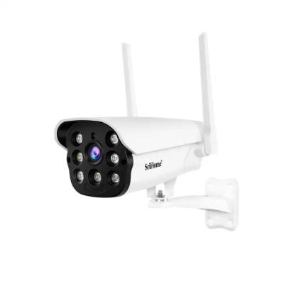 中国 Outdoor Security Al Humanoid Detection WiFi Camera 4MP 128GB Color Night Vision Waterproof CCTV Camera 販売のため