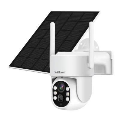 China Solar Battery WiFi Camera Night Vision 2-Way Audio Wireless Security System monitor Outdoor Full Color Waterproof PTZ IP Te koop