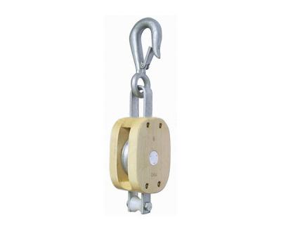 Cina JTWP-A1 Pulley di legno regolare ((ruota singola con gancio) in vendita