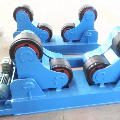 Cina scaffale a rulli di tornitura regolabile dei rotatori della saldatura 3kw per produzione 4 ruote del tubo in vendita
