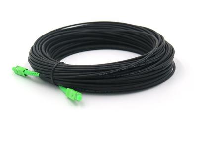 Cina Cavo a fibra ottica nero corazzato di comunicazione dello Sc APC G657A1 in vendita