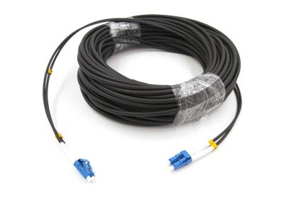Cina 4 cavo corazzato di fibra ottica del centro G652D G657A 4.8mm con il connettore di LC UPC in vendita