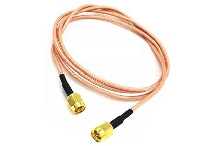 Cina Cavo coassiale del cavo/0.5m RG6 SMA dell'adattatore di rendimento elevato 50ohm rf in vendita
