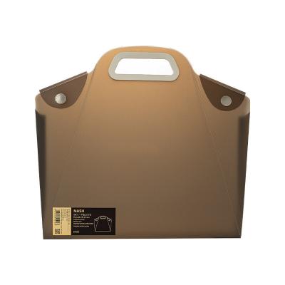 중국 미니멀리즘 스타일 및 기능 휴대용 파일 저장 상자에 대한 A4 파일 폴더 스냅-온 판매용