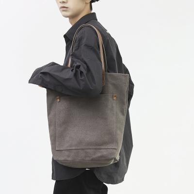 중국 고객 로고 레트로 아트 캔버스 어깨 가방 회사 이벤트 선물용 미니멀리즘 디자인 판매용