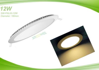 China Luces del panel circulares estupendas del brillo 180m m 12w LED con el alto CRI sobre 80Ra 2700 - 6500K en venta