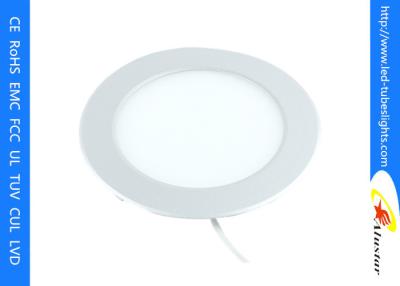 China CE ultra delgado ROsH, luz redonda de 3W 75Ra de la luz de techo del LED del del panel del LED en venta