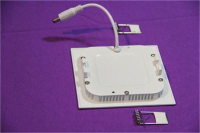 Cina 6w quadrato ultra sottile della luce di pannello della casa LED o rotondo economizzatore d'energia per l'hotel/ufficio in vendita