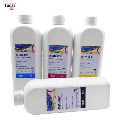 China 1000ml Printing cloths sublimation Ink Compatible Epson Dx5 Dx7 Xp600 Tx800 5113 4720 Te koop