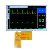 Quality High Stability 5 Inch TFT LCD Display With IPS Display Mode 800*480 for sale