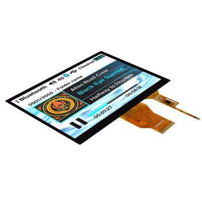 China Interfaz RGB de 50 pin TFT de 7 pulgadas IPS TFT con pantalla táctil con resolución 800 * 480 en venta