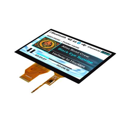 China Interfaz RGB de 50 pin TFT de 7 pulgadas IPS TFT con pantalla táctil con resolución 800 * 480 en venta